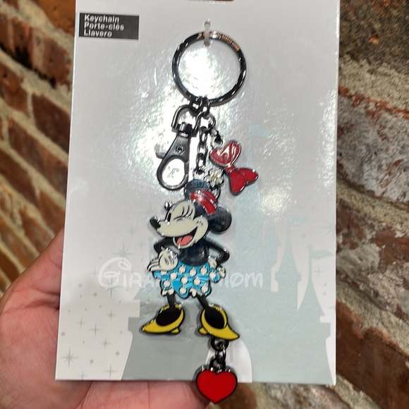 Disney | Accessories | Disney Parks Minnie Mouse Keychain | Poshmark